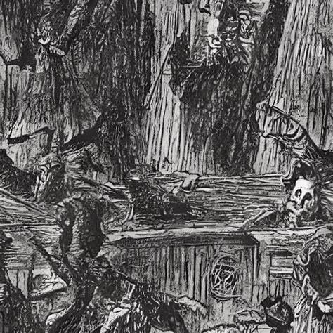 salem witch trials graphic with repeating pattern · creative fabrica