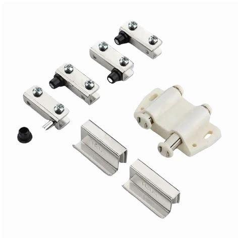 Double Head Magnetic Catches Closures Glass Door Hinge Clamp Bathroom