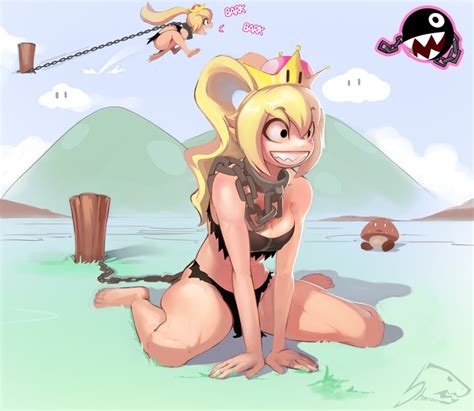 Goomba Chain Chomp And Princess Chain Chomp Mario And 1 More Drawn