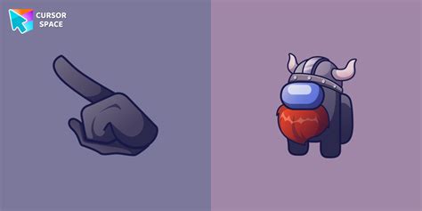 Custom Cursor Custom Cursor Among Us Viking Character For Chrome For