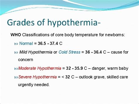 Temperature Control In The Neonate Learning Objectives Thermoneutral