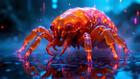 Free Neon Cyber Crustacean Photo Crustacean Cyberpunk Neon