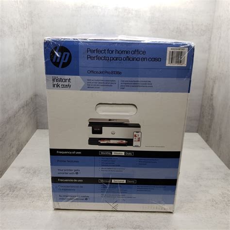Hp Officejet 8138e Wireless All In One Color Inkjet Printer Copy Scan