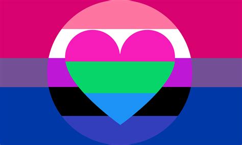 Bisexual Genderfluid Polyromantic Combo By Pride Flags On Deviantart