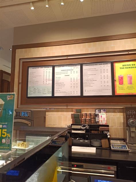 Menu At Starbucks Reserve Central Westgate Bang Yai