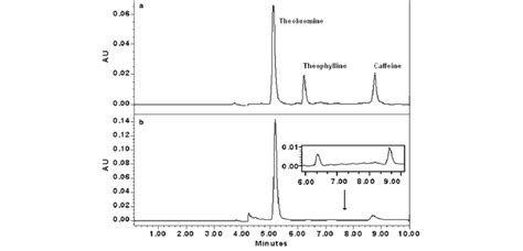 Typical Chromatogram Obtained For A Aqueous Standard Solution Of