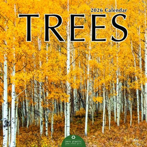 2026 Trees Wall Calendar 1 Ct Kroger