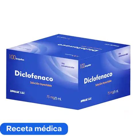 Diclofenaco Diphasac Solución Inyectable 75 Mg Rappi