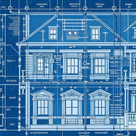 Architectural Blueprints And Technical Design Layouts Showcasing