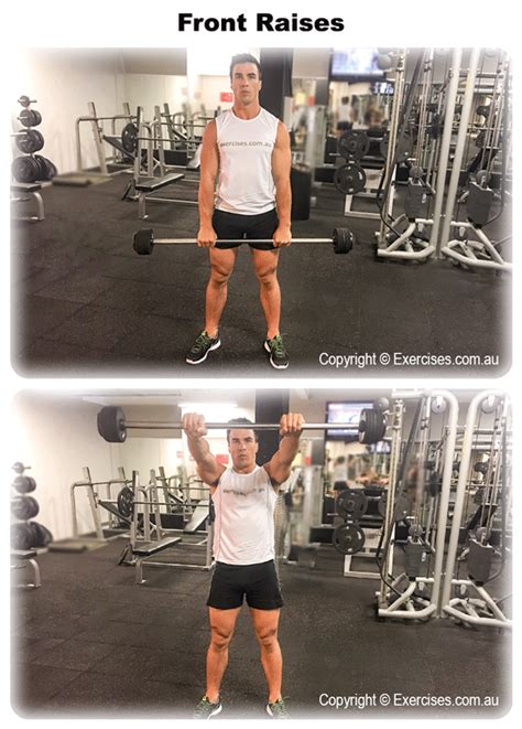 Front Raise How To Do The Dumbbell Front Raise For A Stronger Front