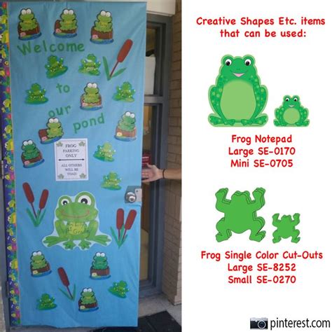 Welcome To Our Pond A Fun Frog Themed Classroom Door Idea Door