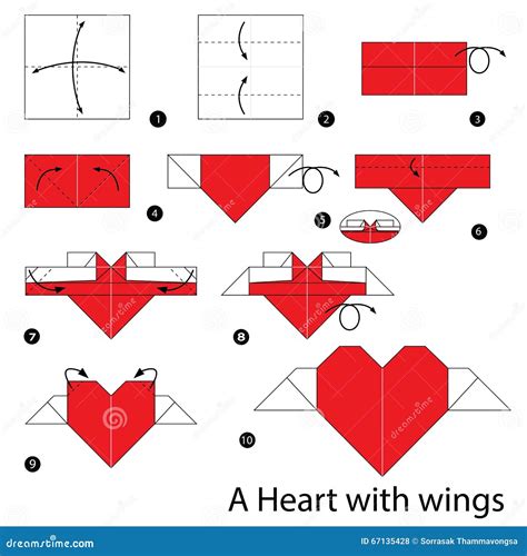 Instrucciones Paso A Paso Cómo Hacer El Corazón De La Papiroflexia Con