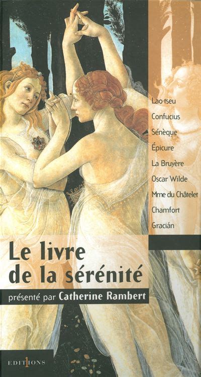 Le Livre De La Sérénité Présenté Par Catherine Rambert Broché