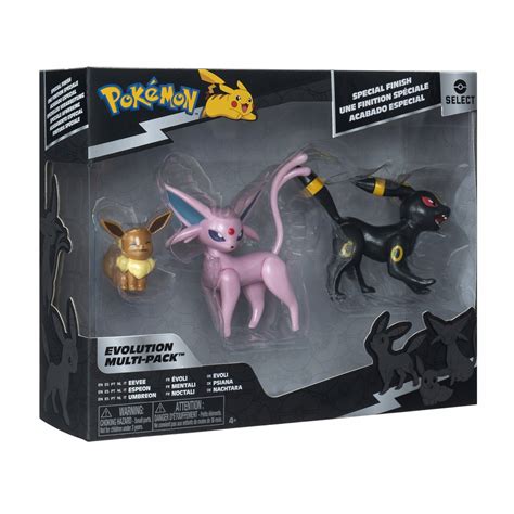 Pokemon Select Evolution Zestaw 3 Figurki Eevee Espeon Umbreon Pkw4222