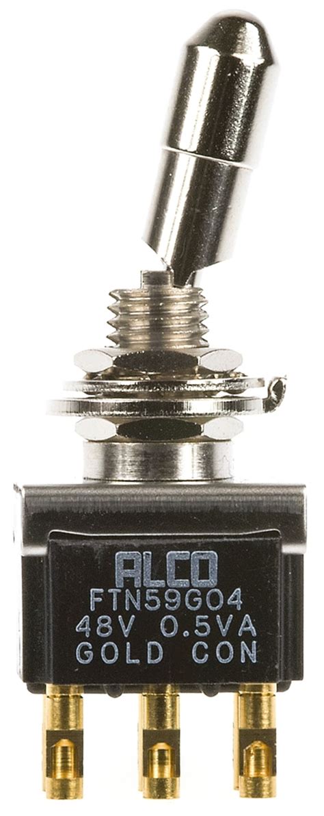 Ftn59g04 Te Connectivity Te Connectivity Toggle Switch Panel Mount On On Dpdt Solder