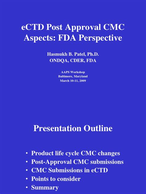 Ectd Guidance Pdf Assay Food And Drug Administration