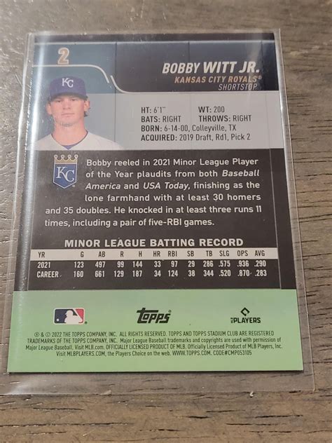Bobby Whitt Jr Variation Grade It Or Not R Baseballcards