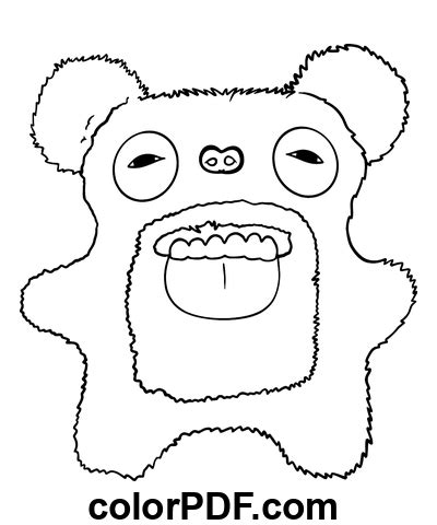 Fuggler Toy Silly Coloring Pages And Books In Pdf
