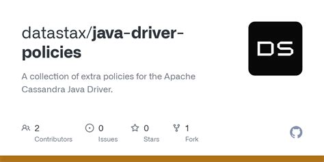 Github Datastaxjava Driver Policies A Collection Of Extra Policies