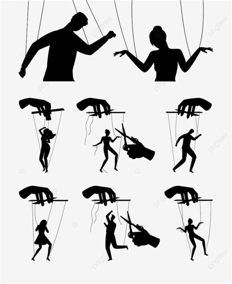 Hand Puppets Vector Design Images Hand Puppeteers Control Puppet Hand Puppets Vector Design Images Hand Puppeteers Control Puppet