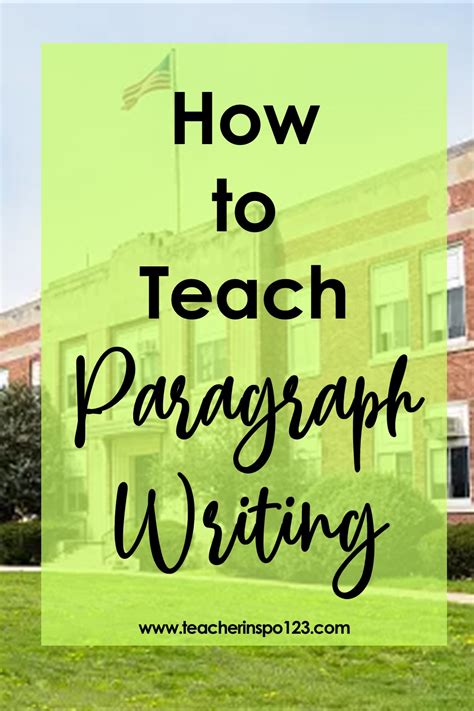 How To Teach Paragraph Writing Grade 3