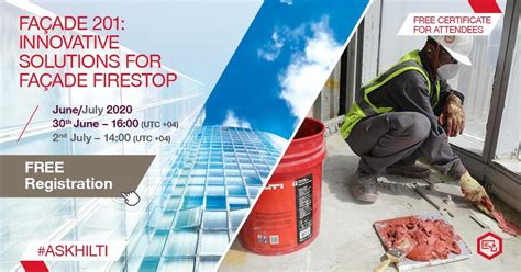 Hilti Kuwait On Linkedin Facade Firestop Hilti Webinars Engineers Specifiers Freewebinar…