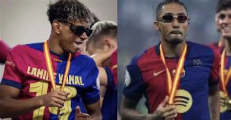 Lamine Yamal And Raphinhas Sunglasses Price And Story Behind Their Celebration Style —