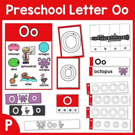 Preschool Alphabet Letter Of The Week O