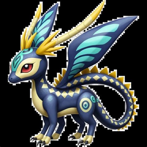 Zig Zag Patterned Tribal Tropical Hot Spotted Meloetta Dialga Giratina Noibat Pokémon Fakémon