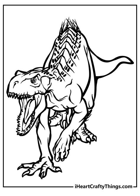Printable Jurassic World Coloring Pages 2025
