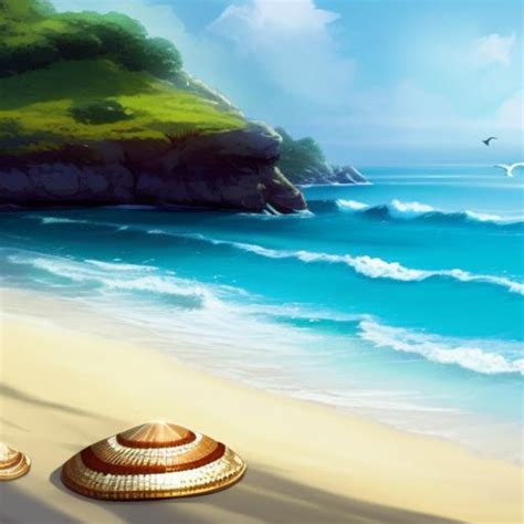 Artstation Seashells On Beach Concept 1 Artworks