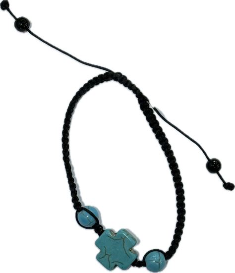 اسوارة خيط جدل ناعم لون اسود مع