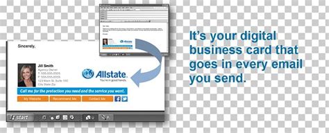 Allstate Signature Block Email Business Png Clipart Advertising