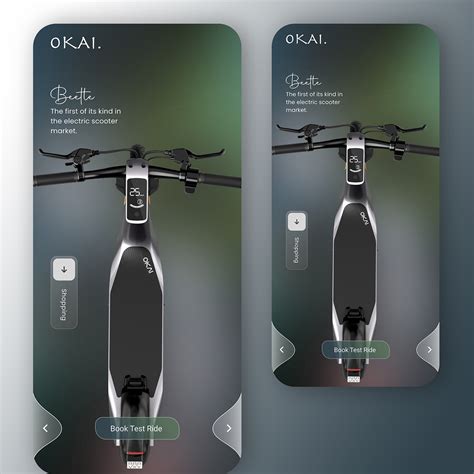 Okai Bike Ui Design On Behance
