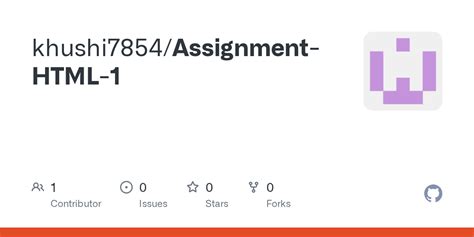 Assignment Html 1assign 1html At Main · Khushi7854assignment Html 1