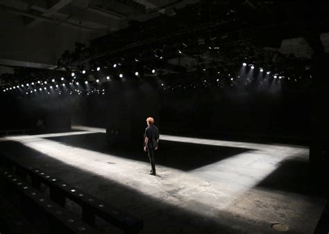 Cullen Projects Builds Perforated Boxes For Menwear Catwalk