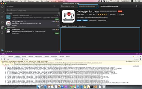 Extension Code Not Open Settingpage And Details Issue Microsoft Vscode Github