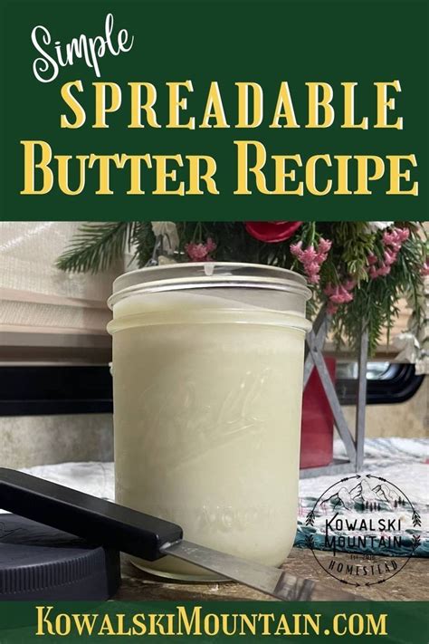 How To Make Homemade Spreadable Butter Recipe Artofit