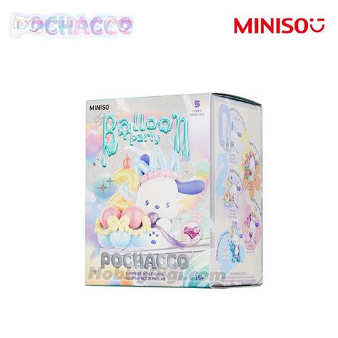 Miniso Blind Box Sanrio Pochacco Balloon Rave Party Series Original
