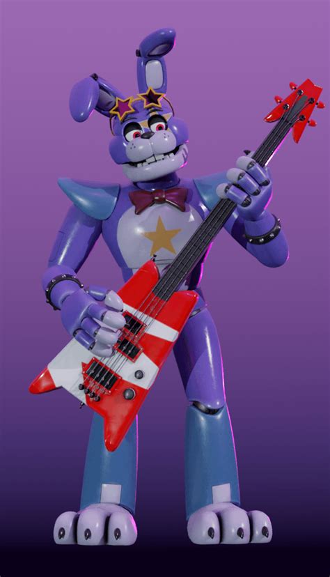 Glamrock Bonnie Model By Me Fivenightsatfreddys