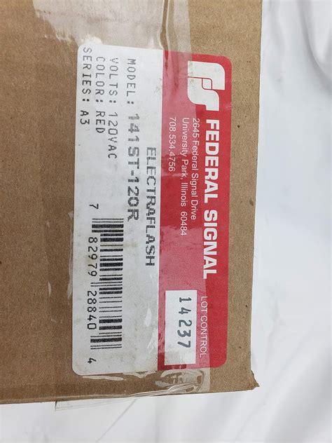 Buy Federal Signal Electraflash 141st 120r Strobe Warning Light 120