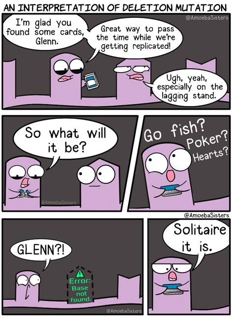 Deletion Mutation Biology Humor Biology Jokes Science Humor Chemistry