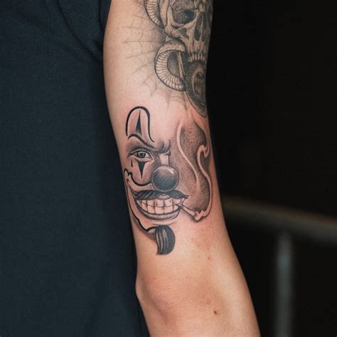 Gangster Clown Tattoo Drawings