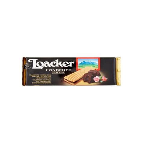 Loacker Dark Chocolate Wafer 150g Nuova Bottega Italia
