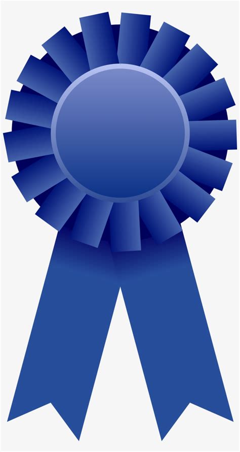Ribbon Clipart First Place Blue Ribbon Clip Art Png Image