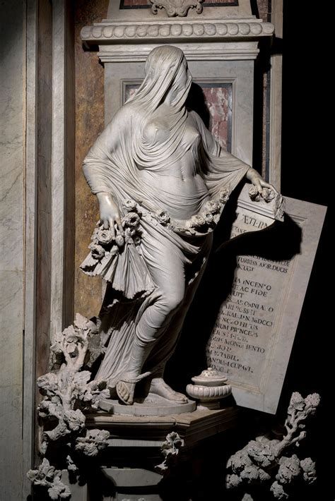 A History Of Sculptures Veiled Virtue Corradinis Rococo Allegory Of