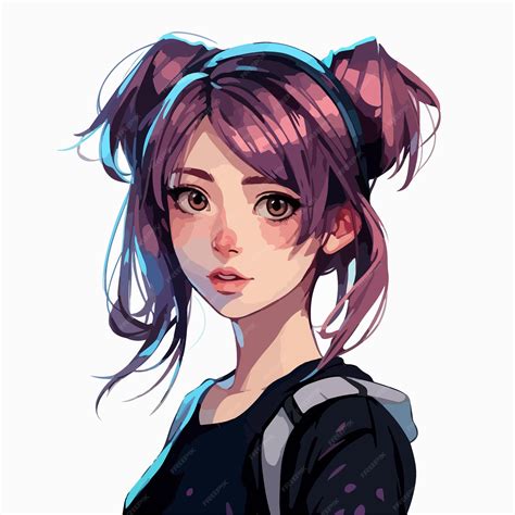 Premium Vector Young Girl Animestyle Character Vector Illustration Design Manga Anime Girl
