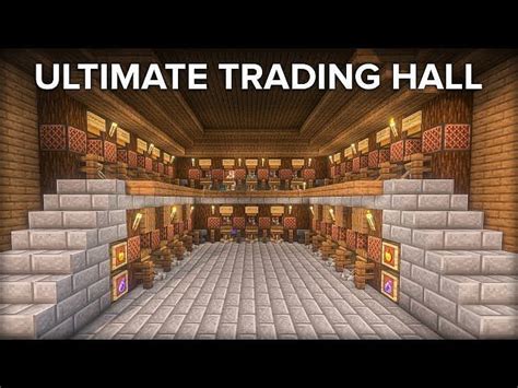 7 Best Villager Trading Hall Designs In Minecraft