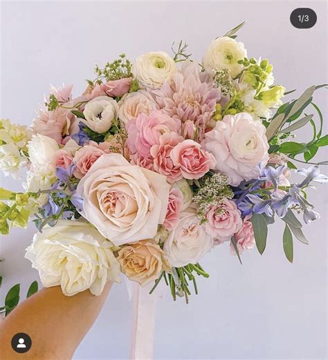 Pin By Deanna Joy Drinnon On Bouquets~mixed Pastels Bridal Bouquet Flowers Wedding Flower
