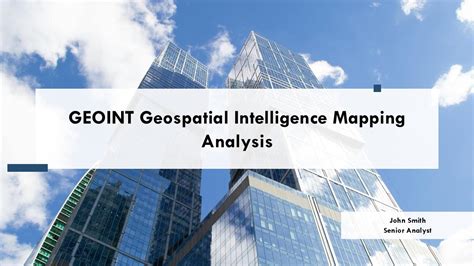 Geoint Geospatial Intelligence Mapping Analysis Ppt Template St Ai Ppt